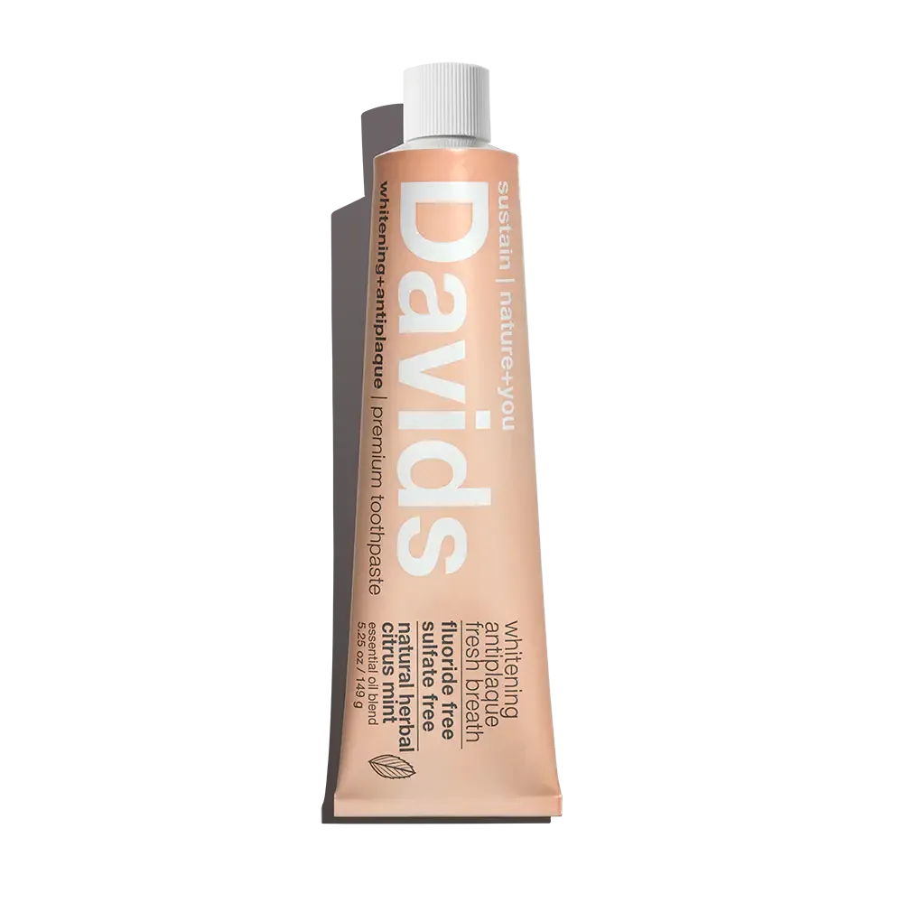 Davids - Premium Toothpaste | Herbal Citrus Peppermint – The Bare Theory